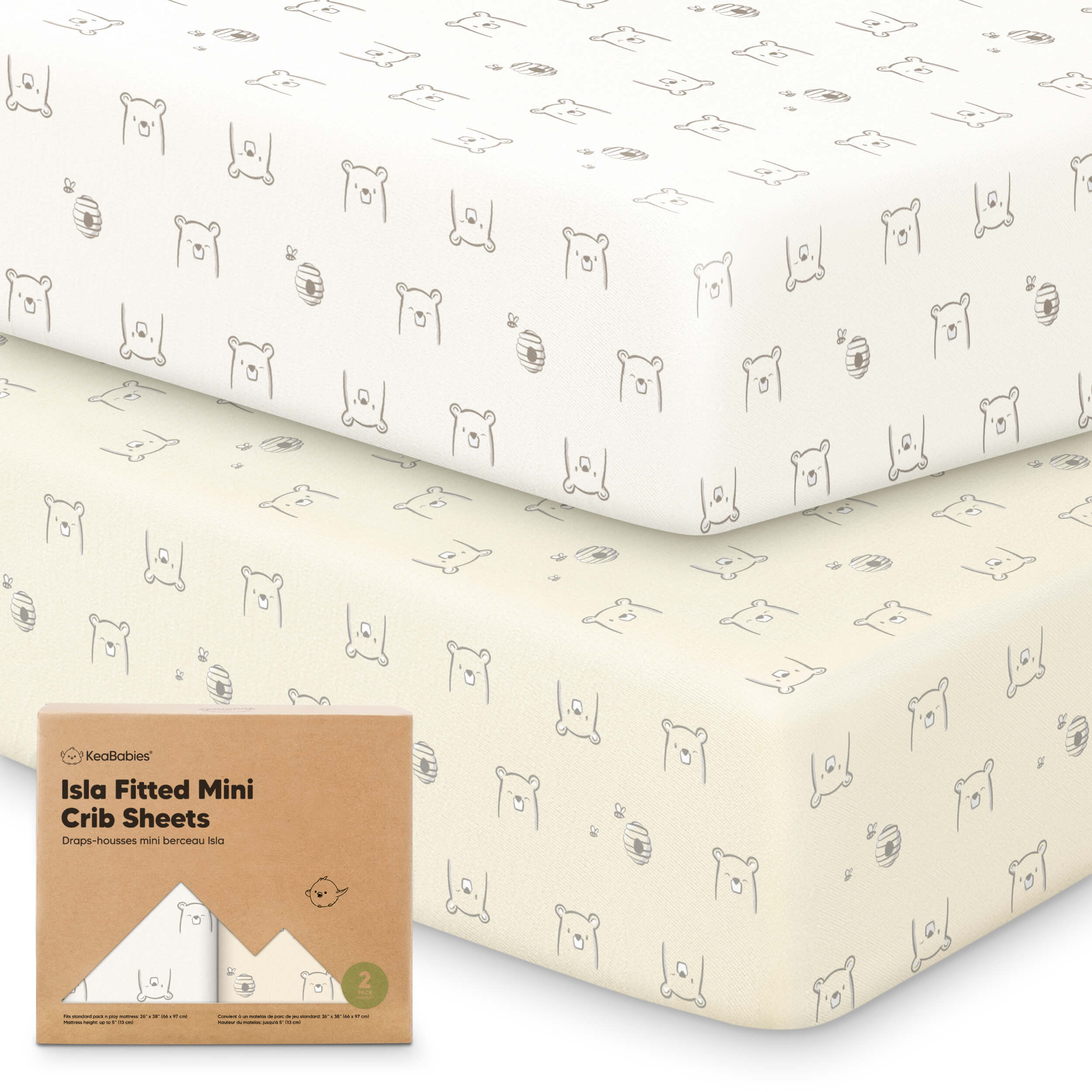 Bamboo Mini Crib Sheets