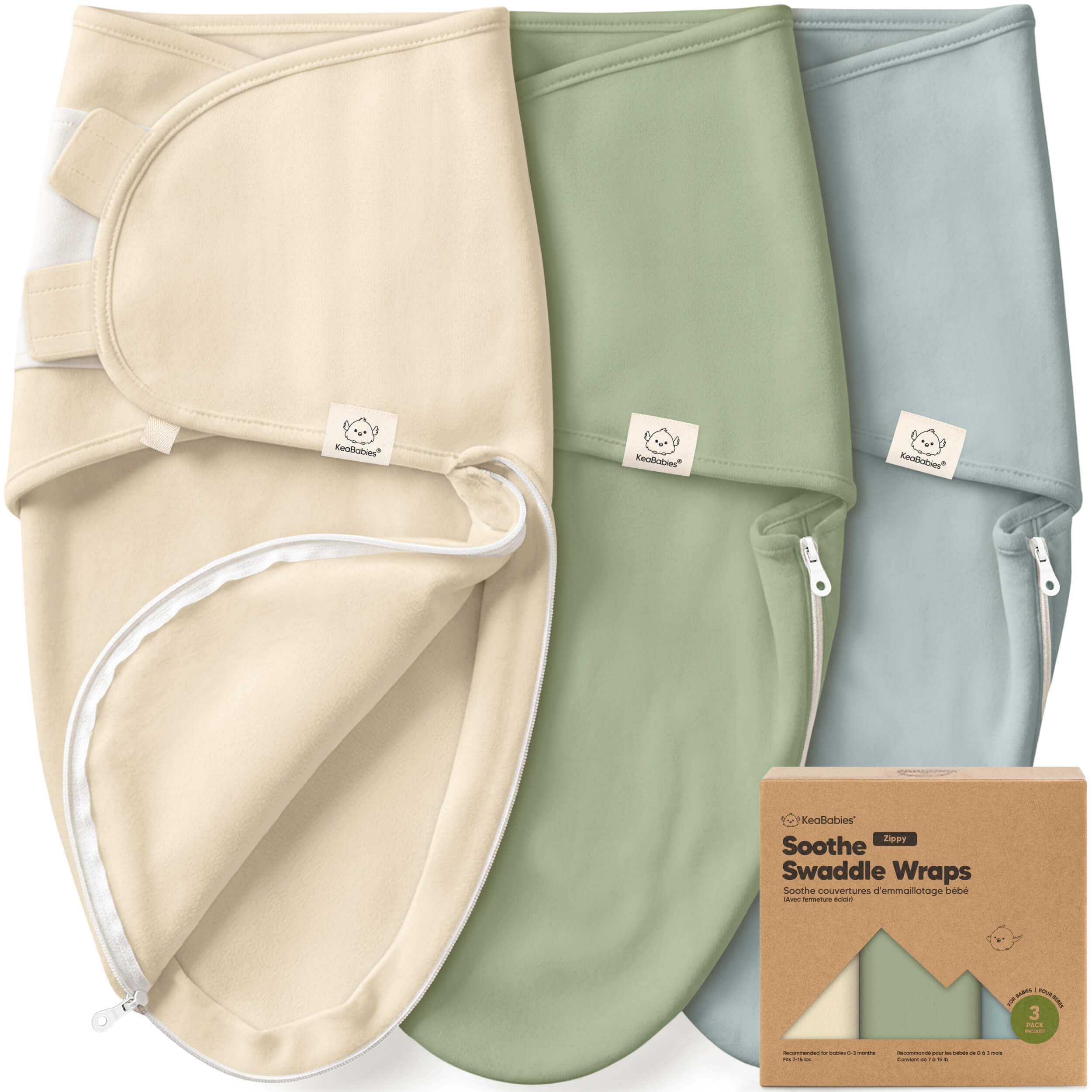 Organic Baby Swaddle Wraps for Newborn | KeaBabies