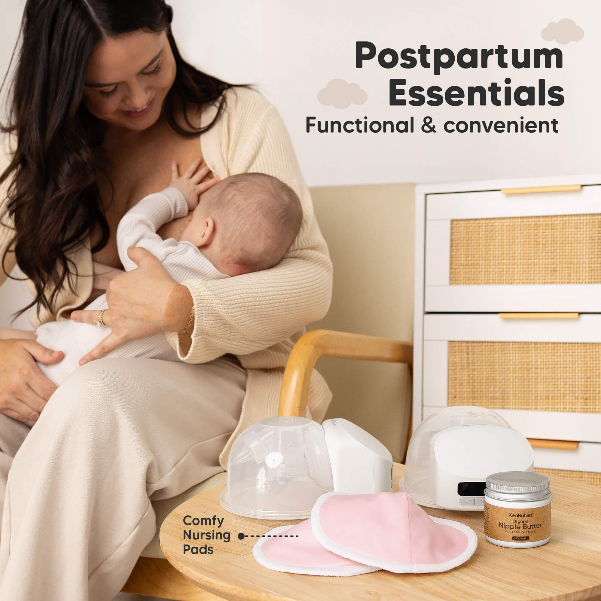 Pulse Breast Pump with Accessories – KeaBabies