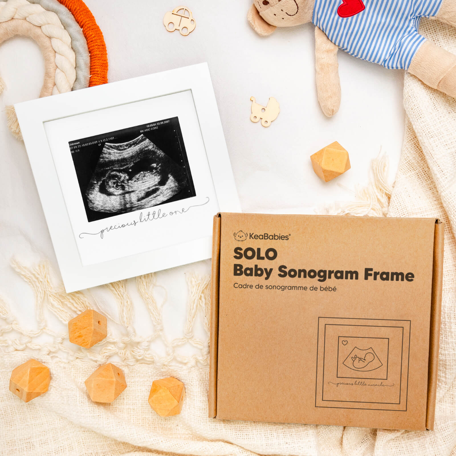 KeaBabies Baby Sonogram Picture Frame - Modern Ultrasound Picture ...